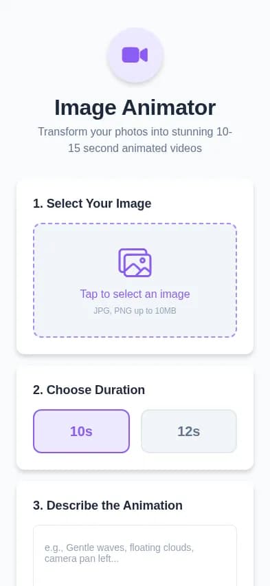 Image Animator App