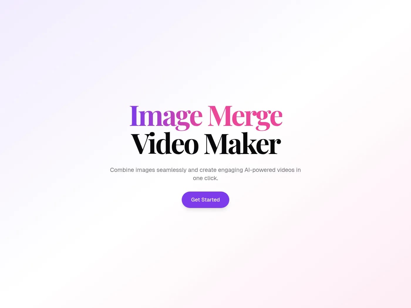 Image Merge Video Maker