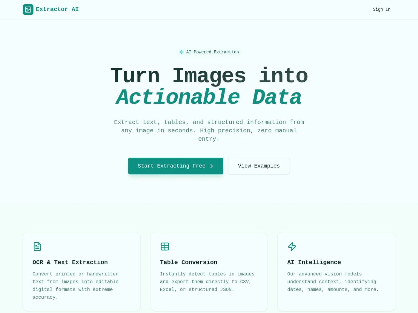 Image Data Extractor