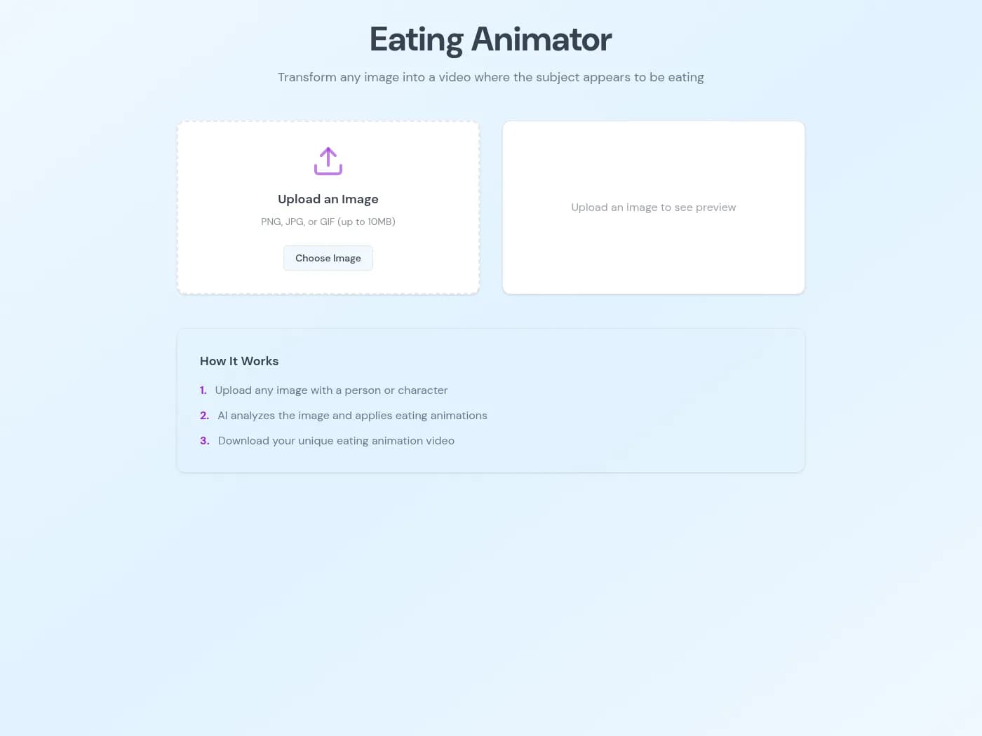 Eatify Image Animator