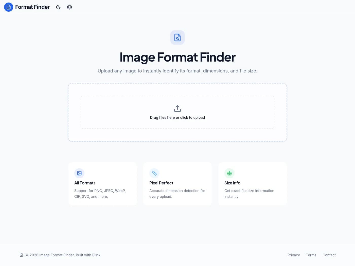 Image Format Finder
