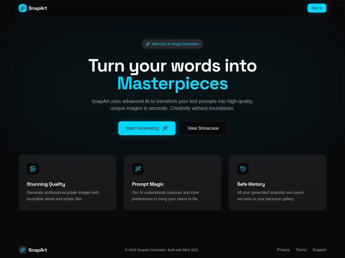 SnapArt Generator