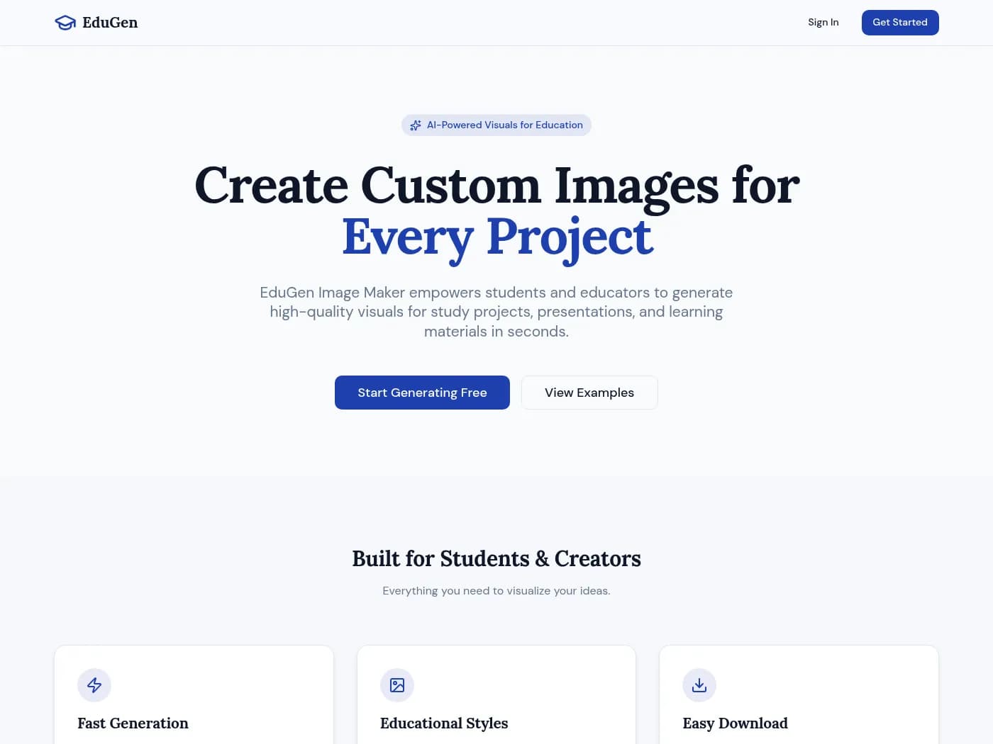 EduGen Image Maker