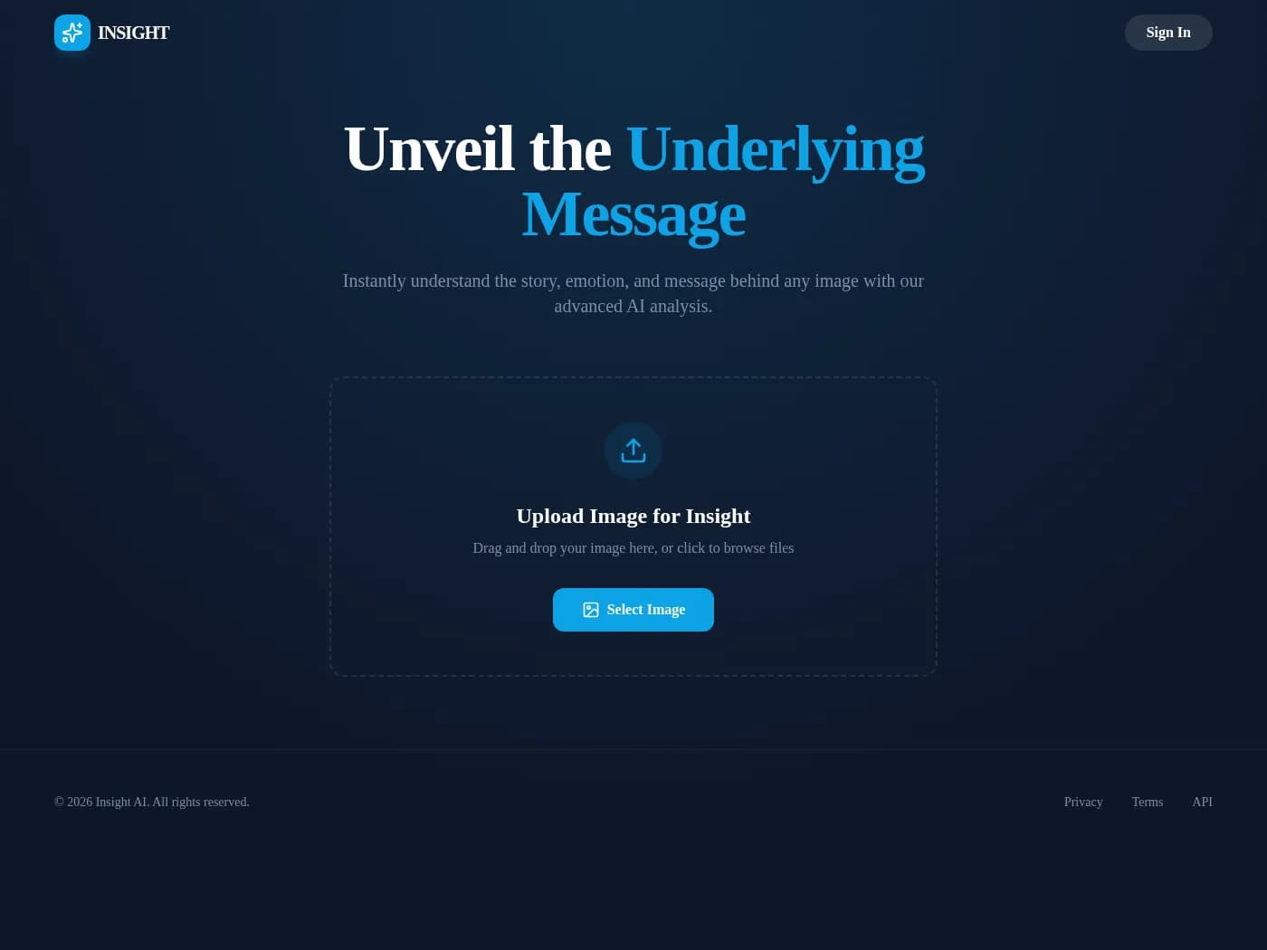 Image Message Insight