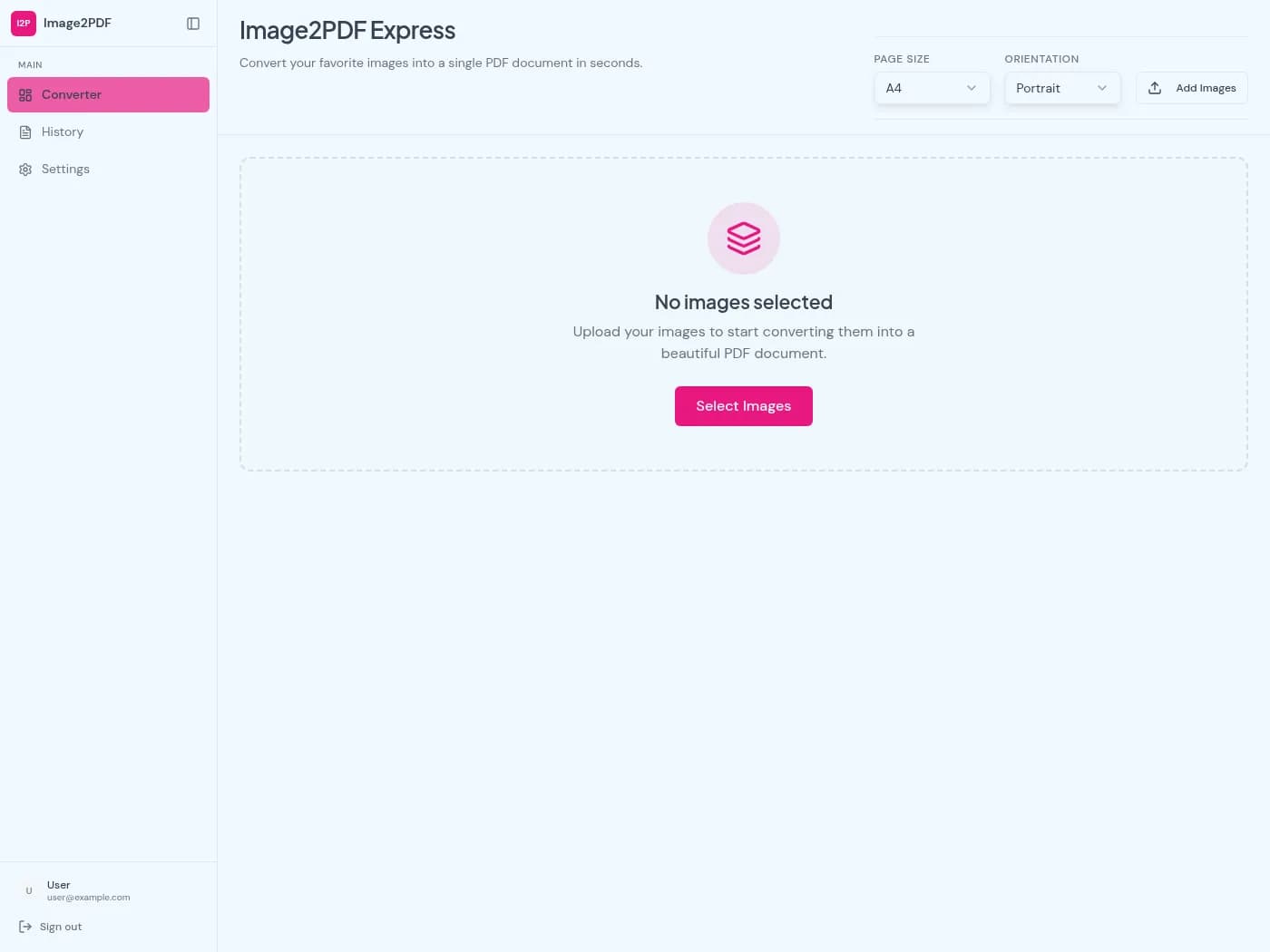 Image2PDF Express