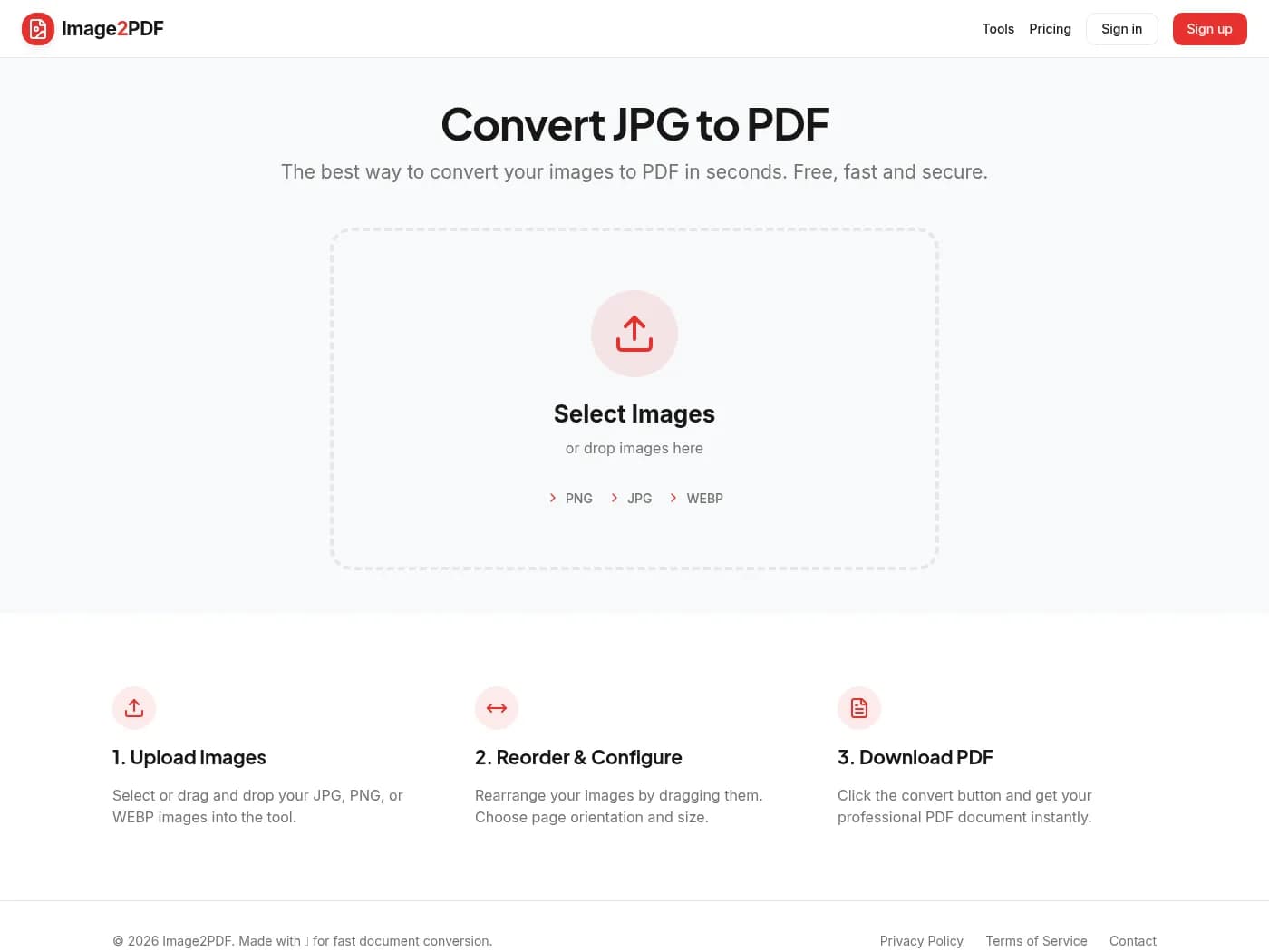 Image2PDF Convertor