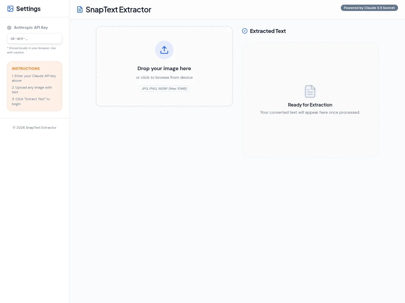 SnapText Extractor