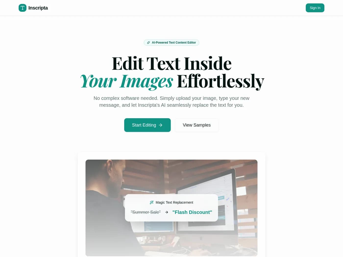 Image Text Editor Web