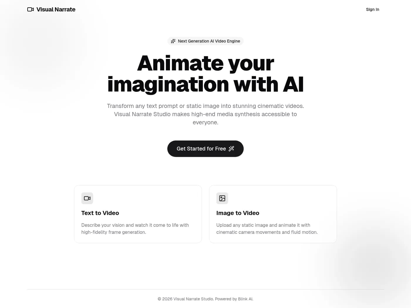 Visual Narrate Studio