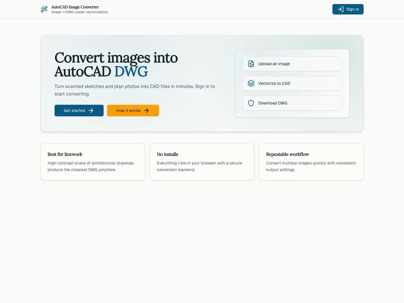 AutoCAD Image Converter