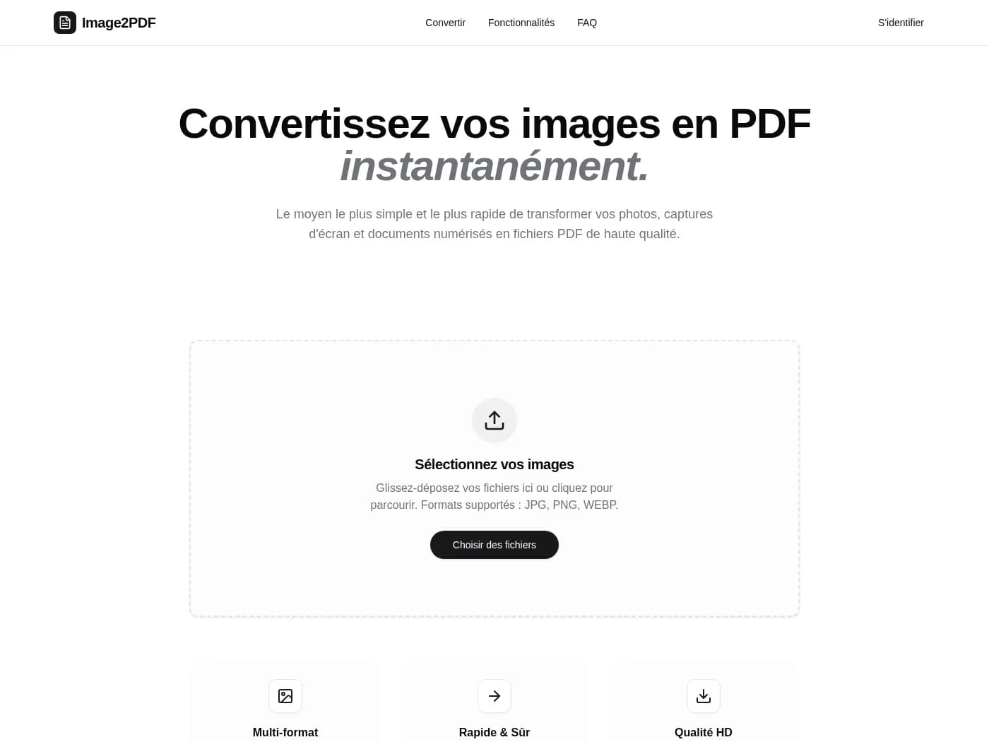 Image2PDF Converter