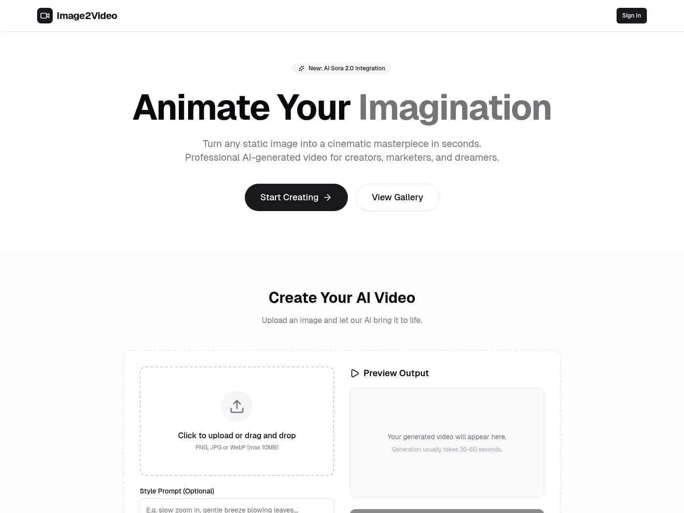 Image2Video AI Studio