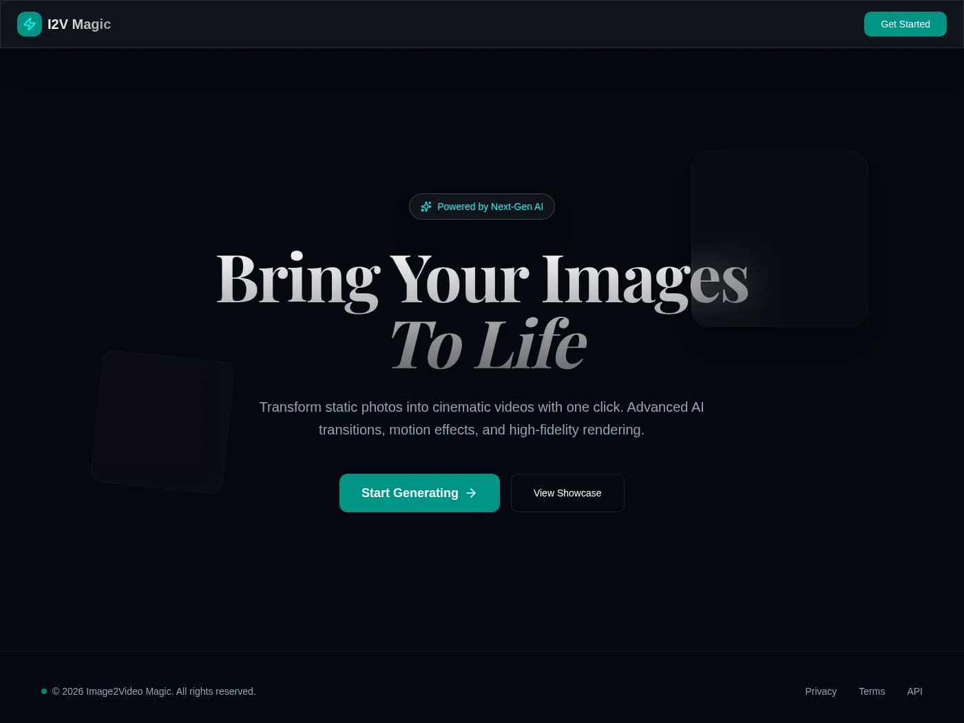 Image2Video Magic