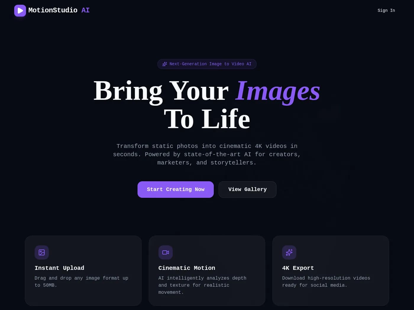 Image Video Generator