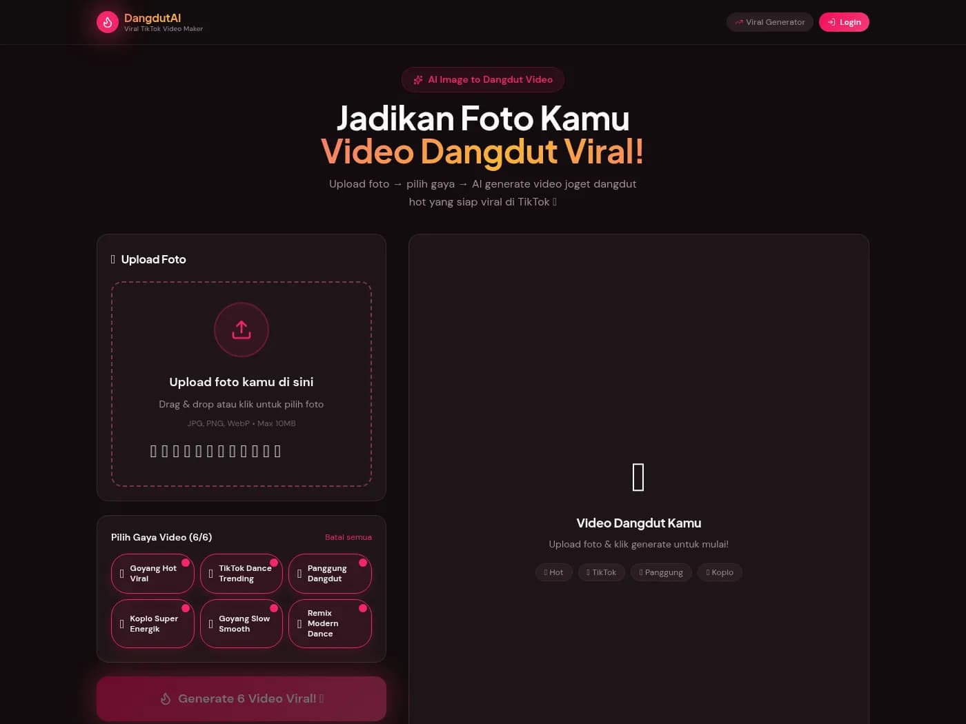 Dangdut Viral Video Maker