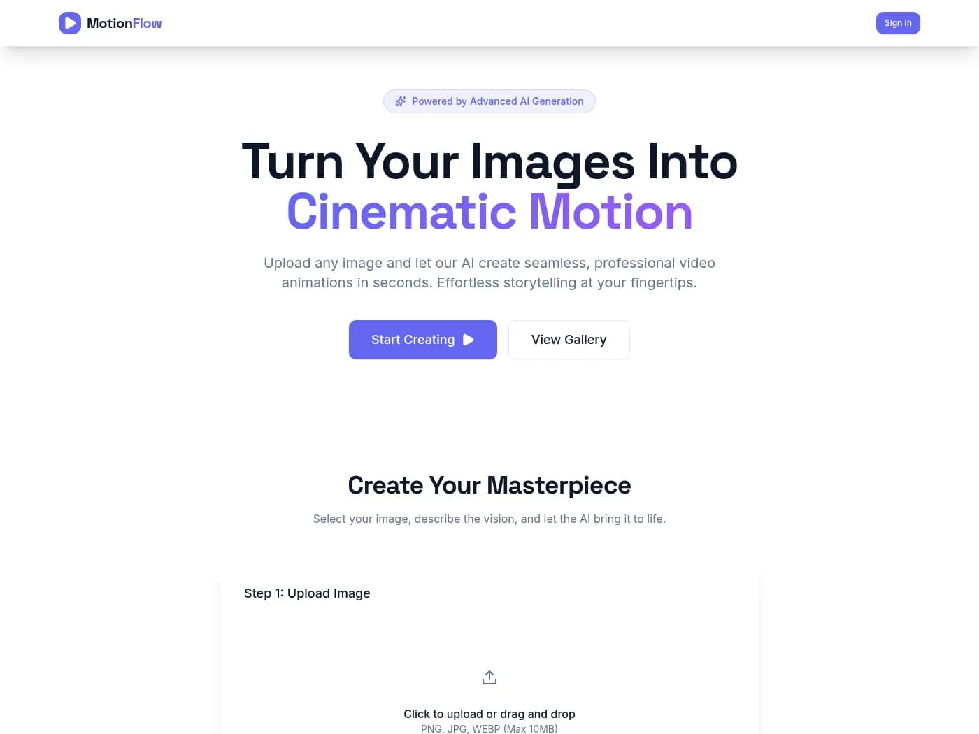 Image2Video AI Converter