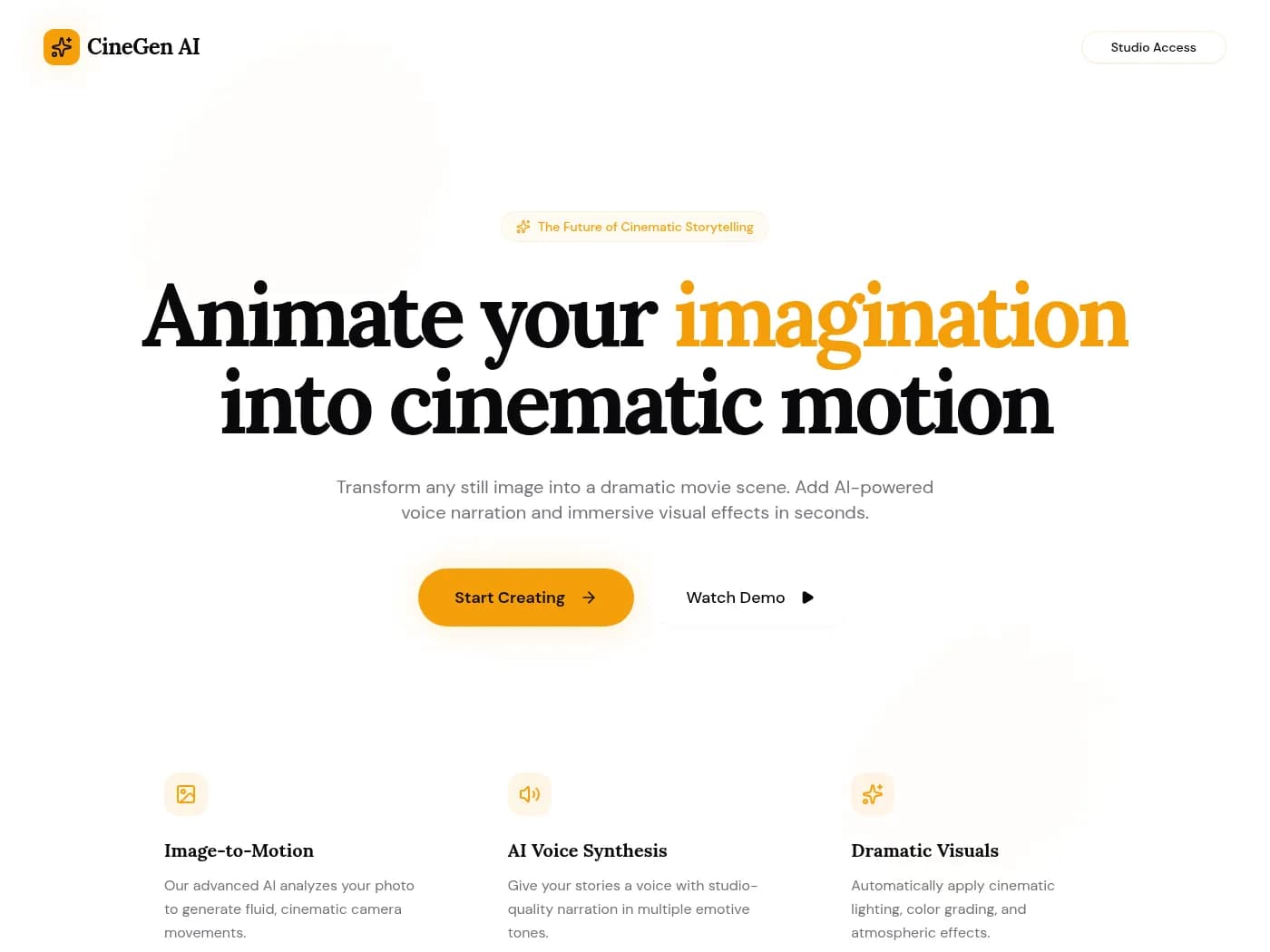 CineGen AI Studio
