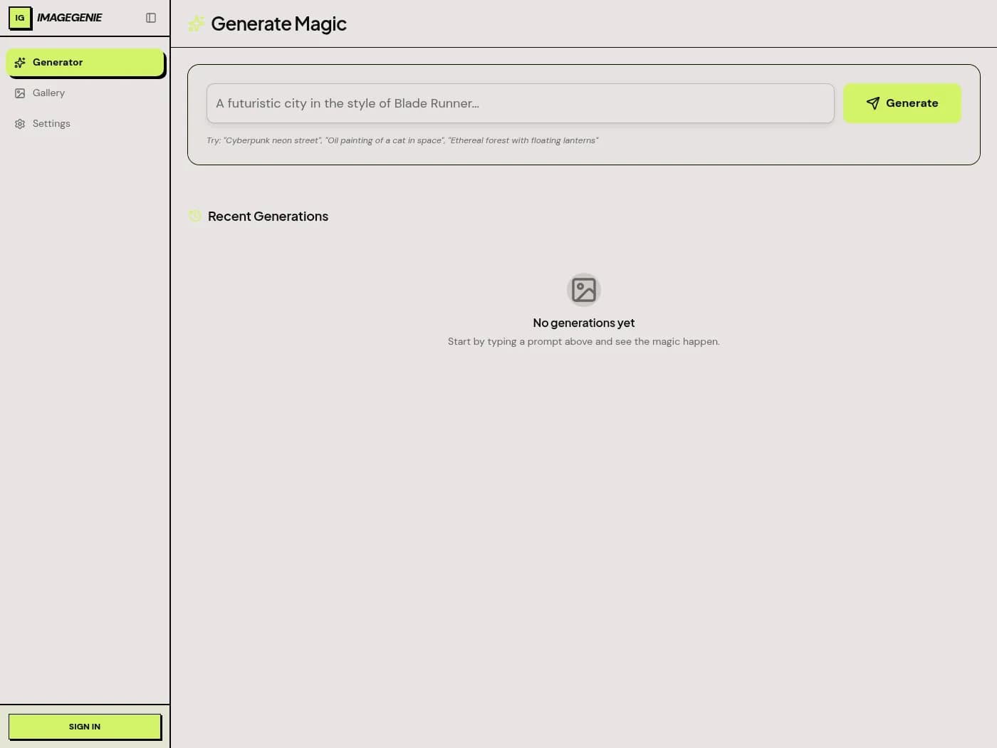 ImageGenie App