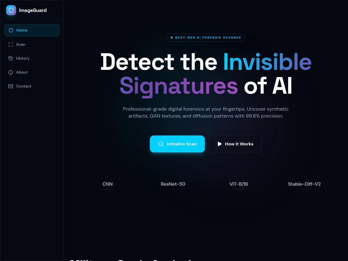 ImageGuard AI Scanner