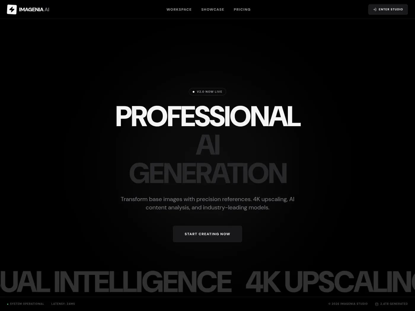 Imagenia AI Studio