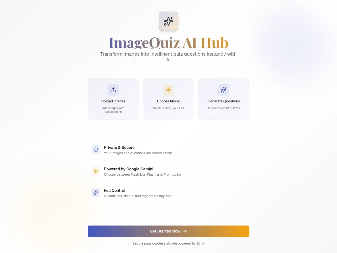 ImageQuiz AI Hub