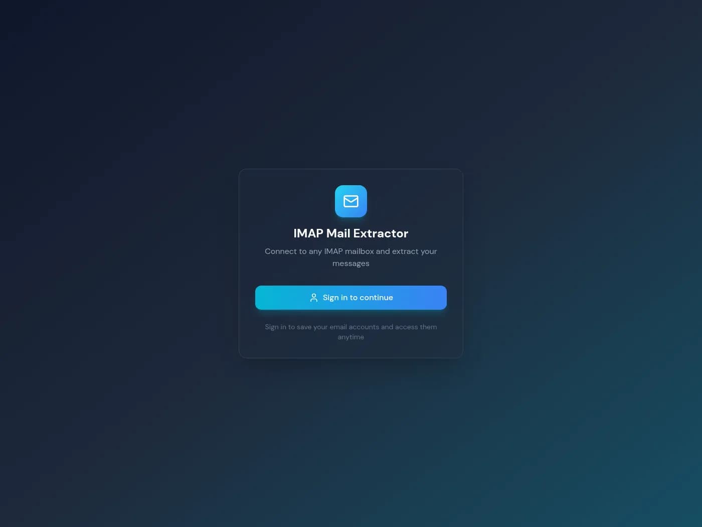 IMAP Mailbox Extractor