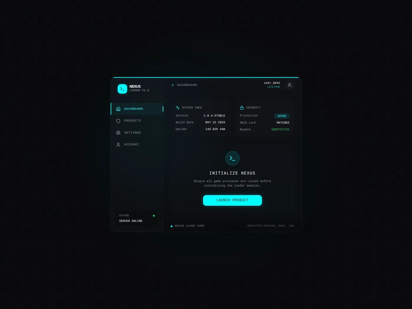 ImGui Loader Interface