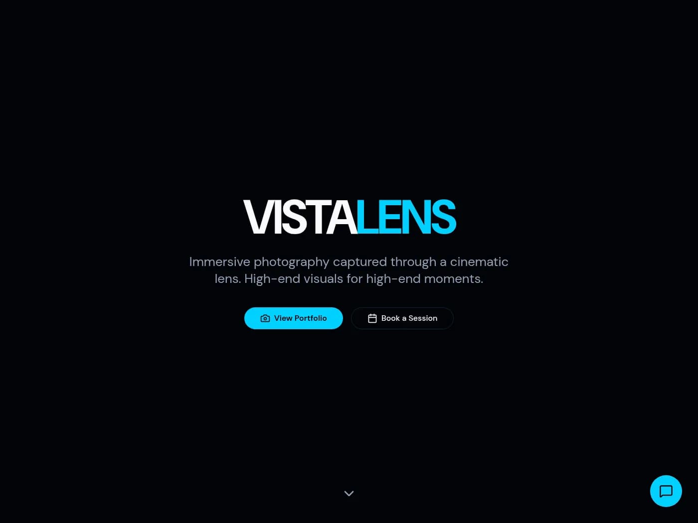 VistaLens Landing Portal