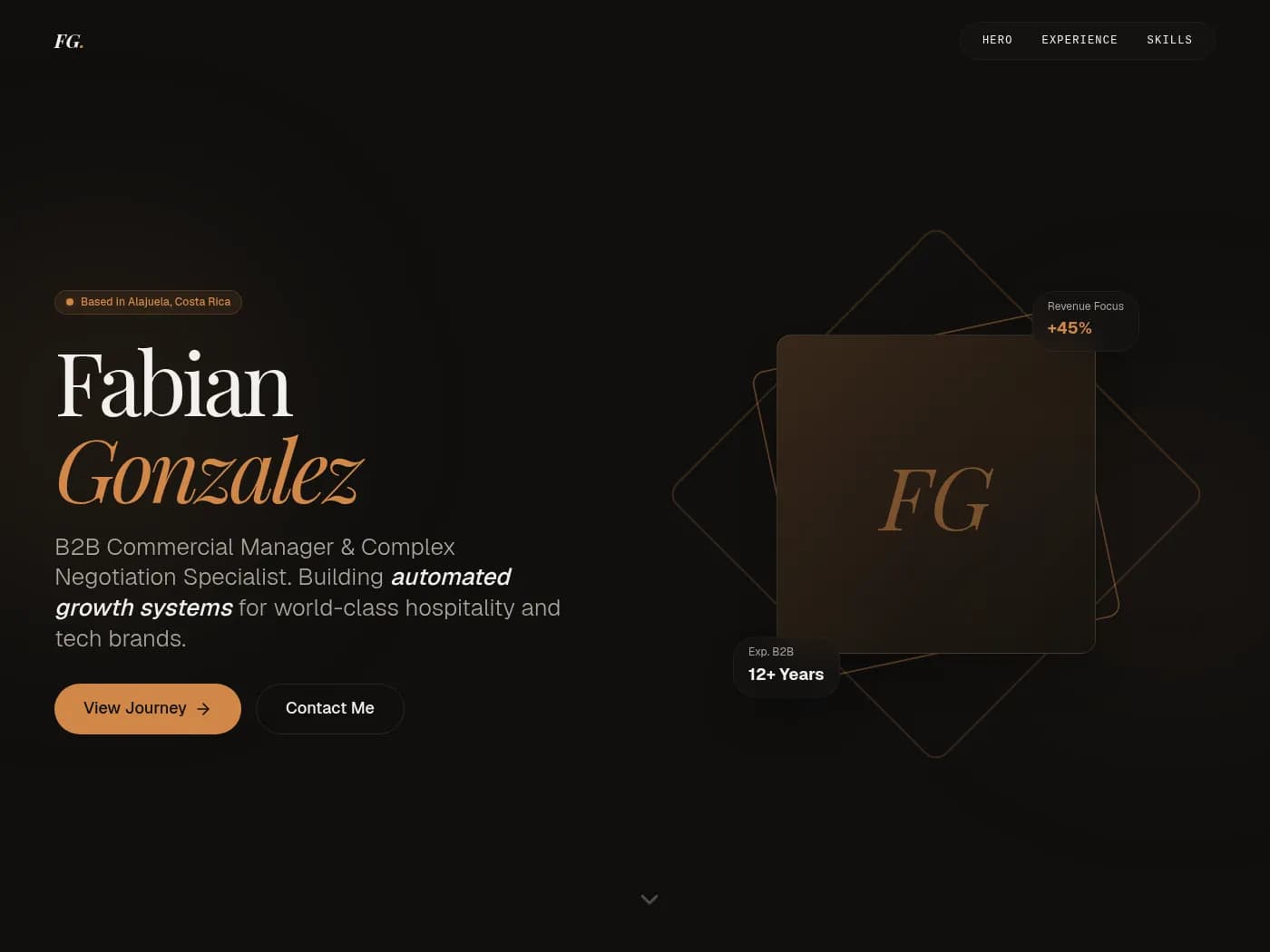 Immersive Creative CV