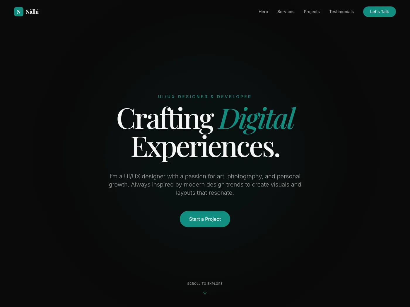 Immersive Portfolio Pro