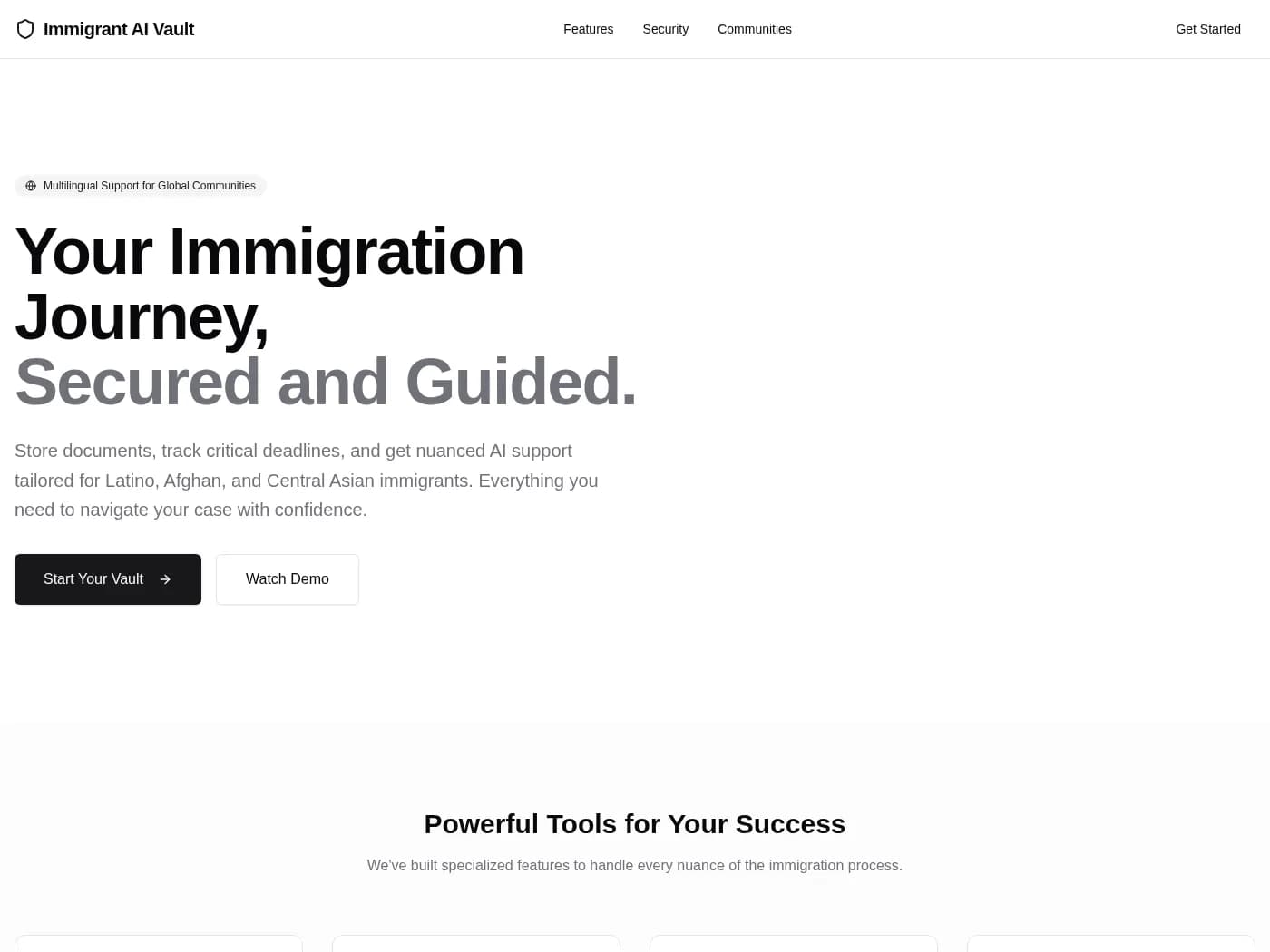 Immigrant AI Vault