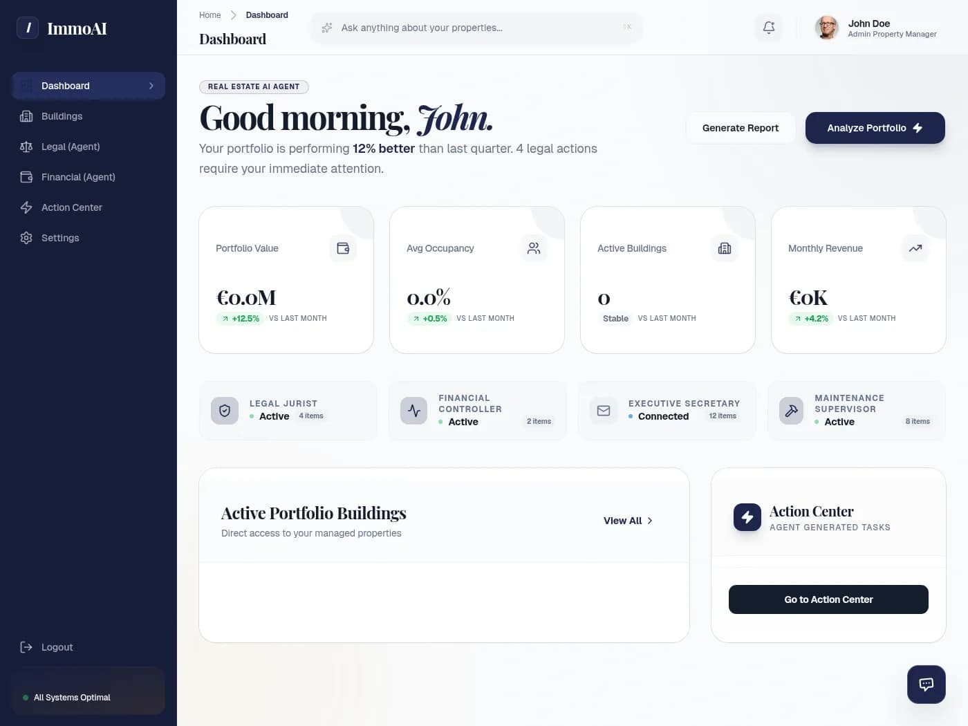 ImmoAI Dashboard