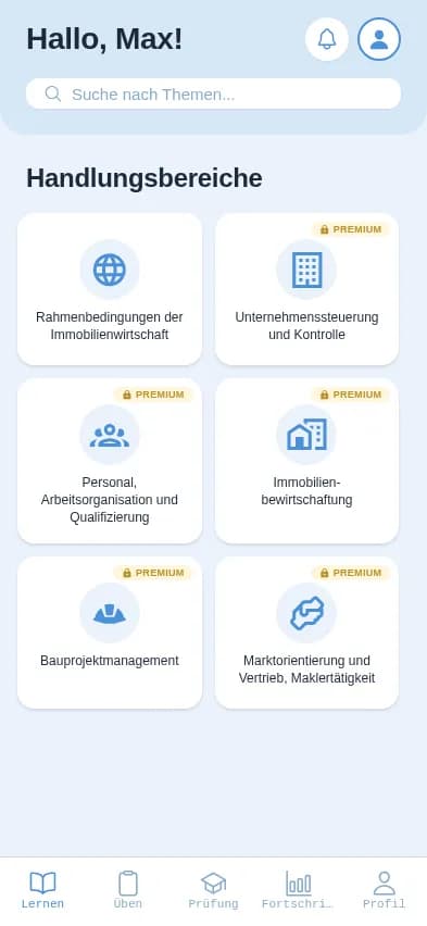 ImmoFW Prüfungstrainer App