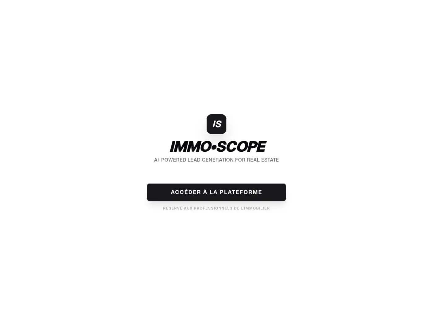 IMMO•SCOPE Lead Finder