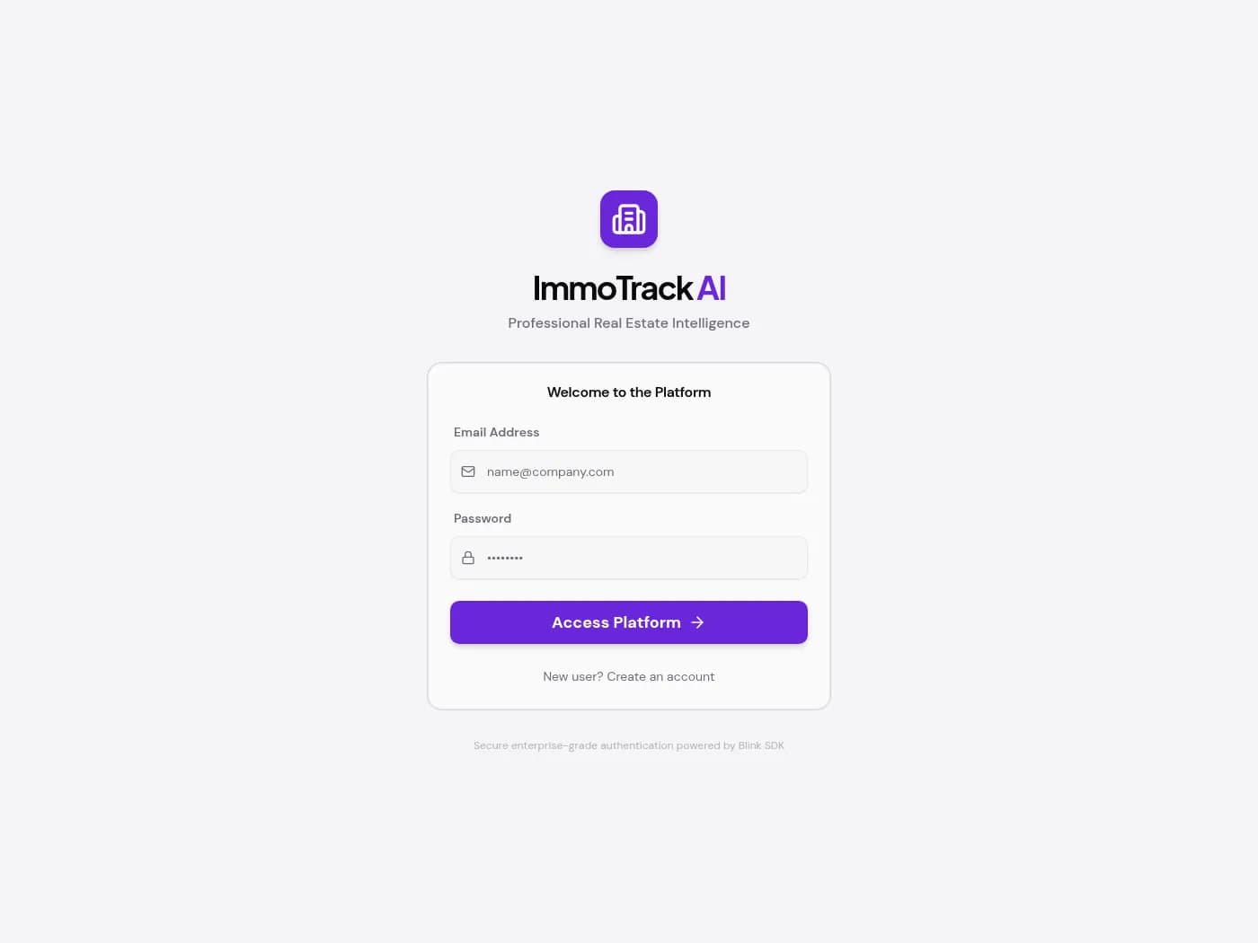ImmoTrack AI Platform