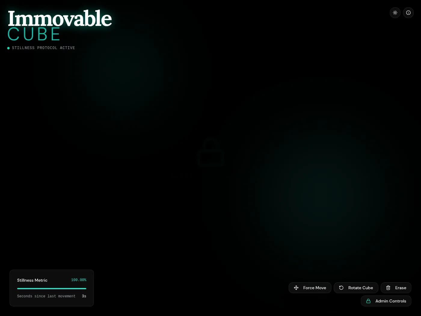 Immovable Cube