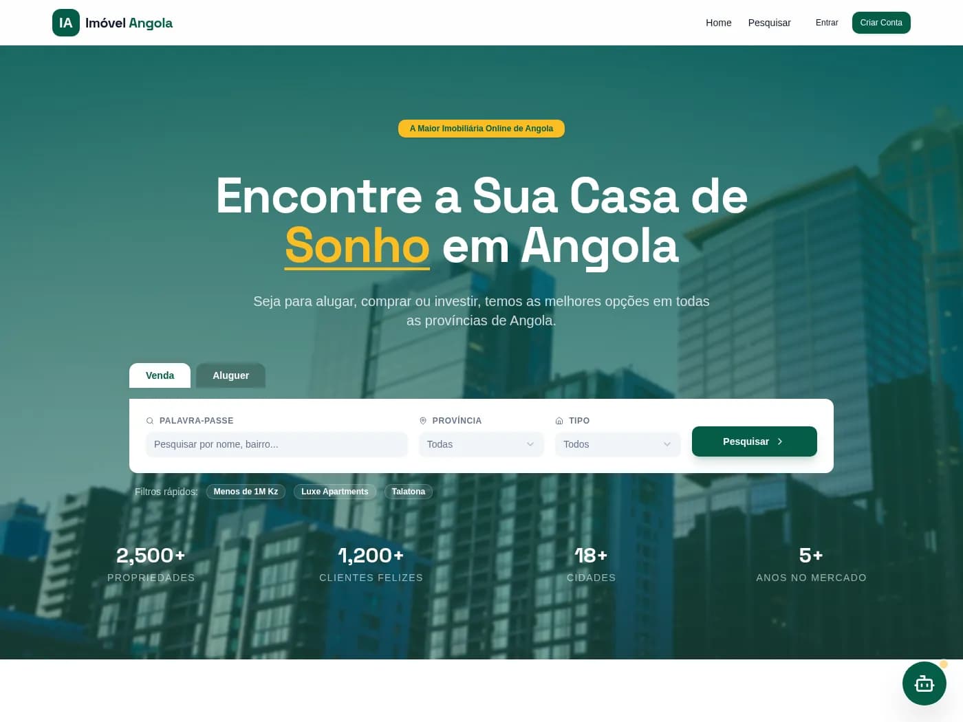 Imóvel Angola Portal