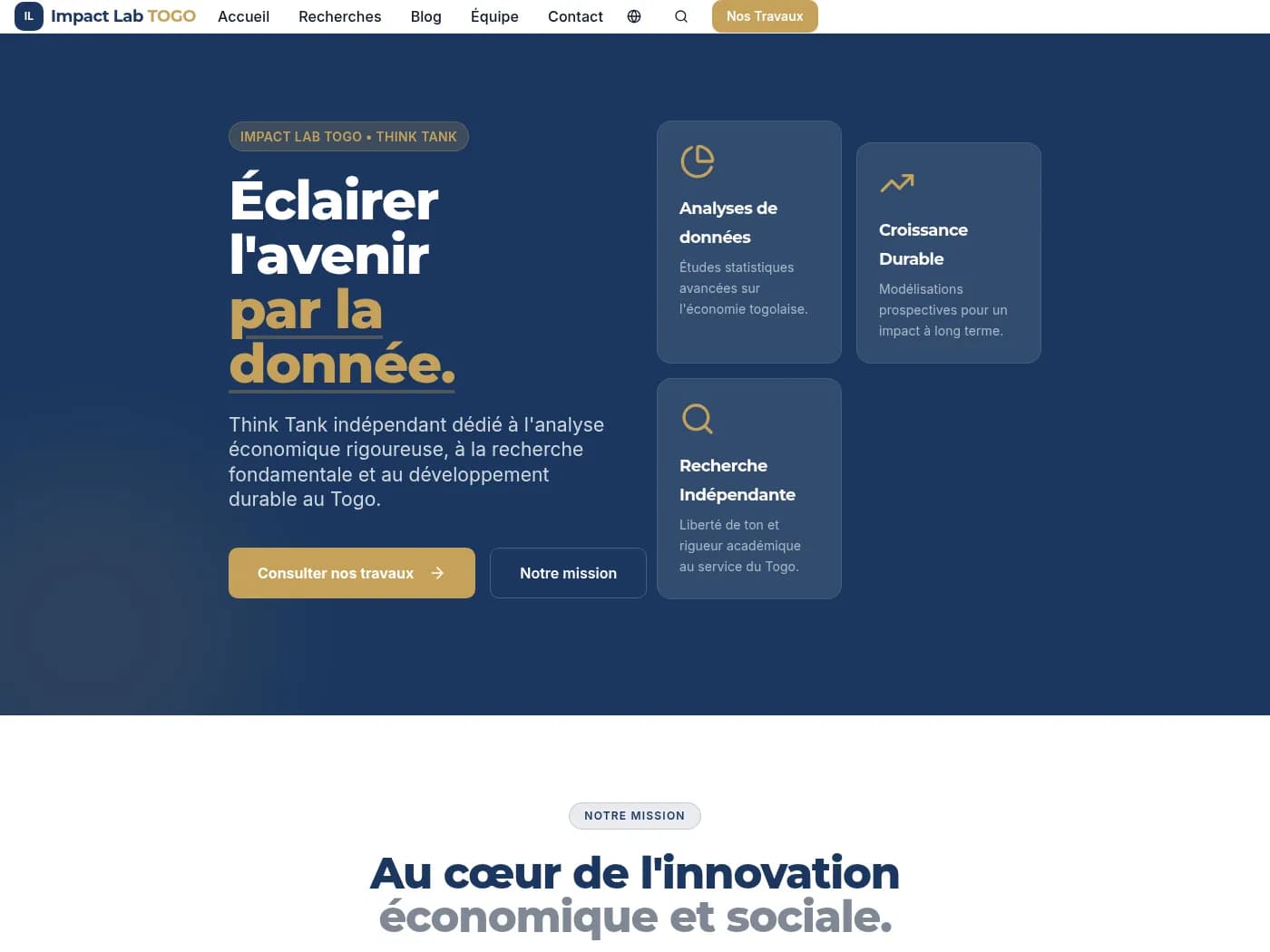 Impact Lab TOGO Site