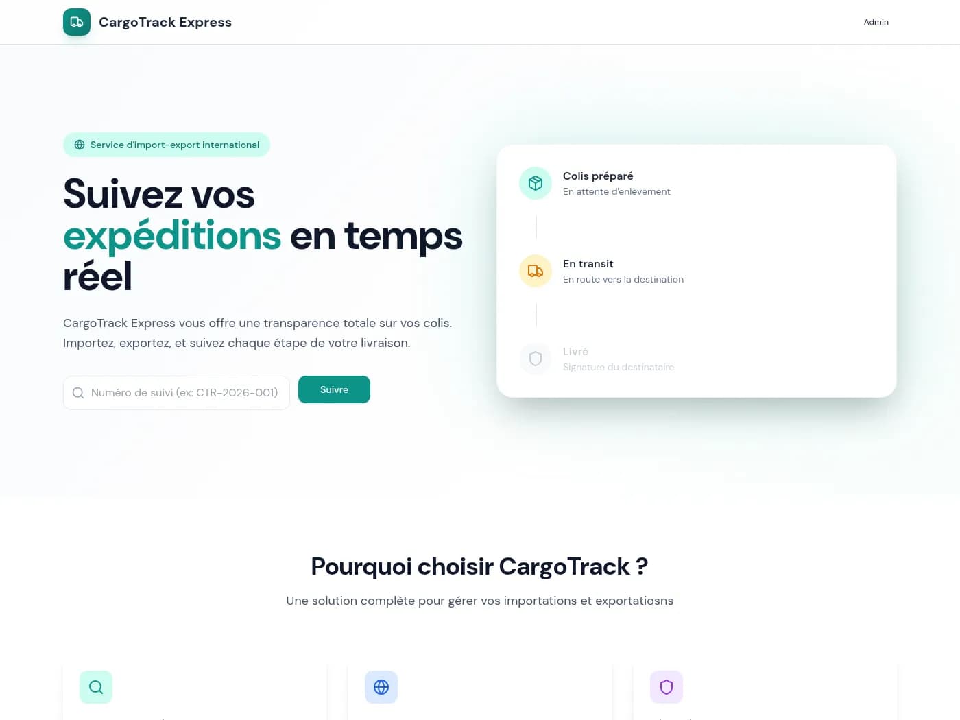 CargoTrack Express