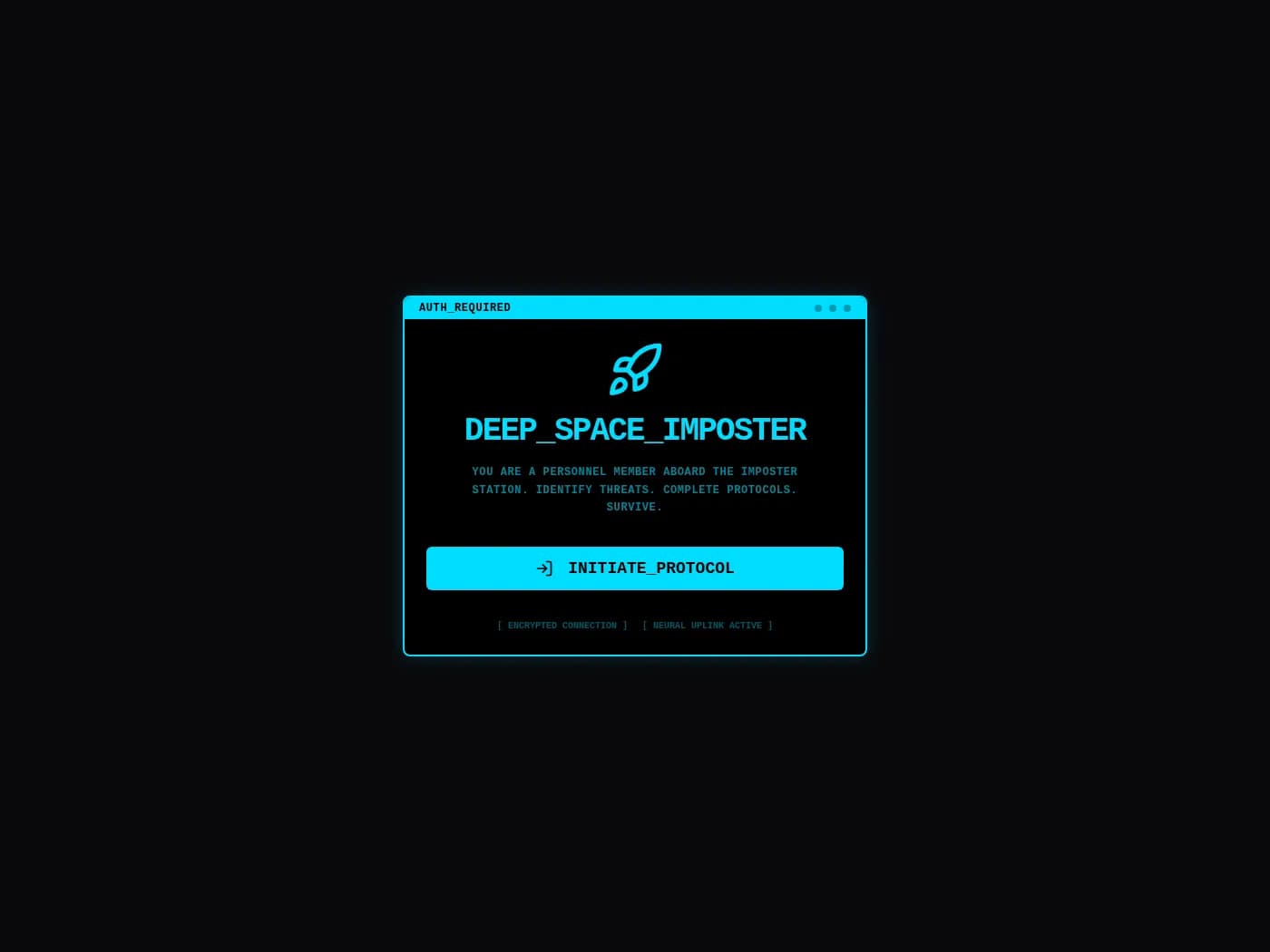 Web Multiplayer Imposter Game