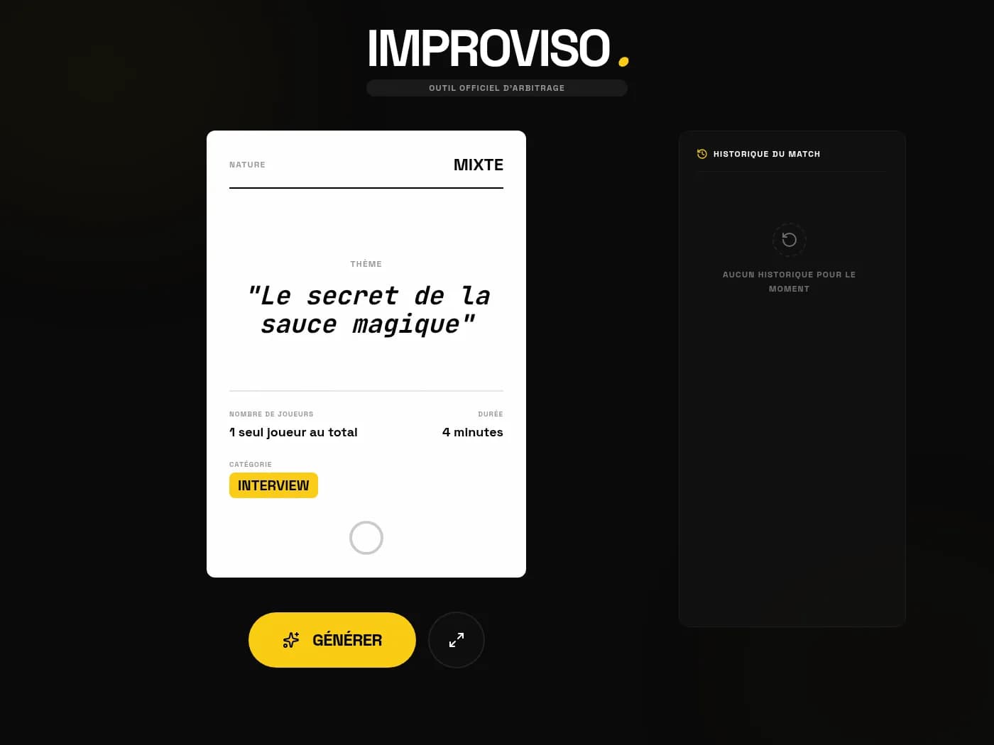 Improviso Generator