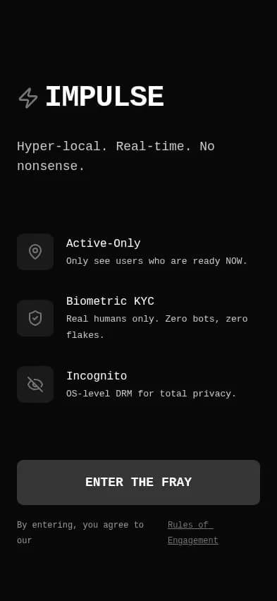 Impulse Dating App