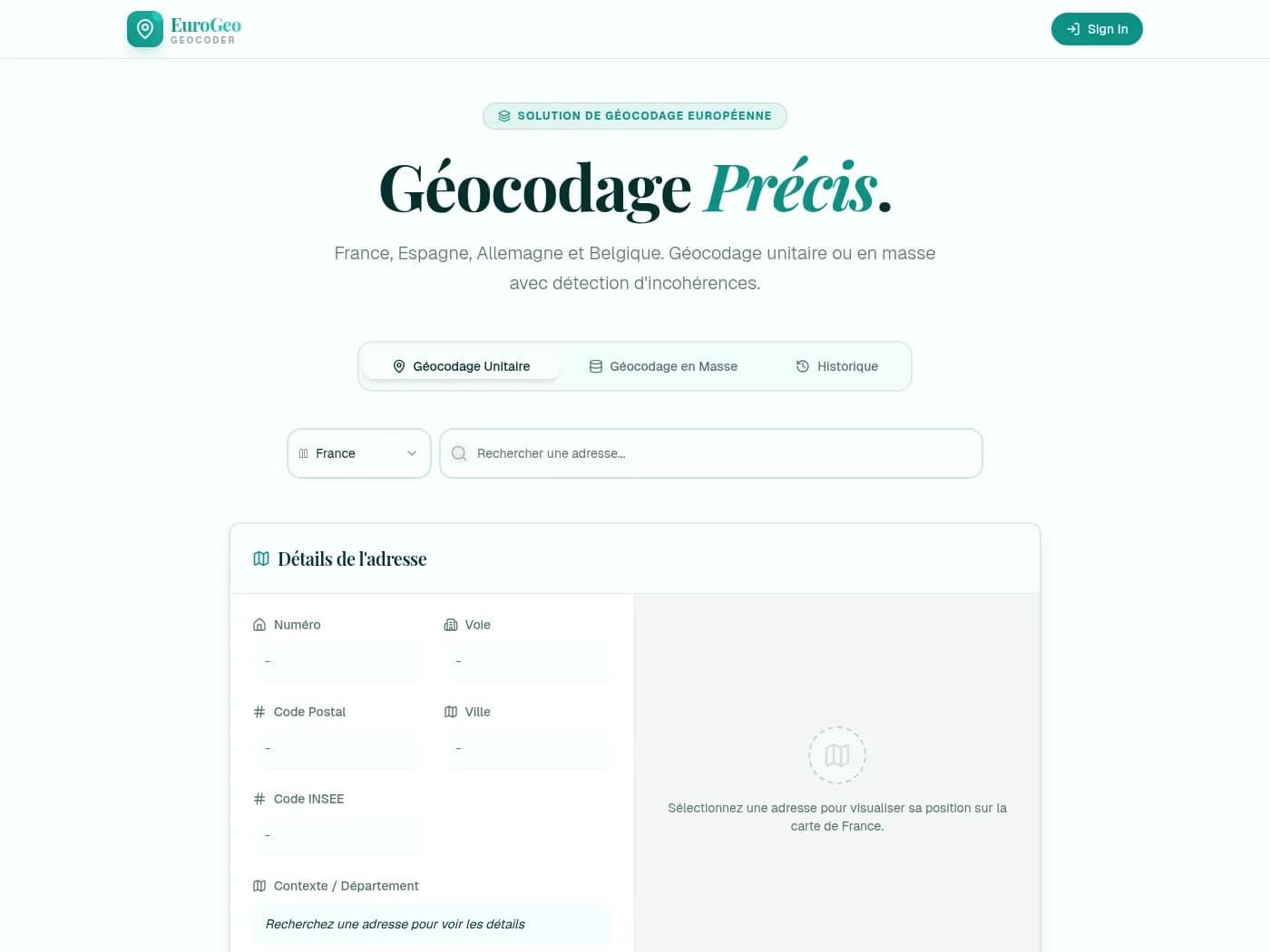 Géocodage