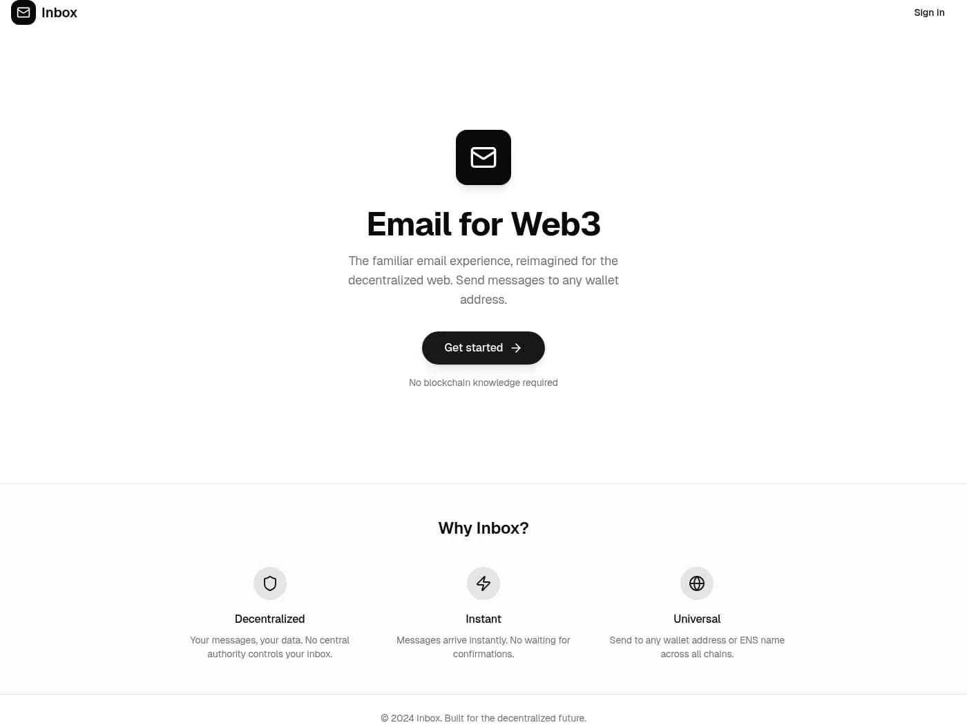 Inbox Web3 Mail