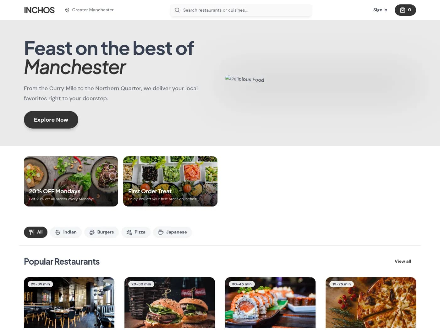 Inchos Food Delivery