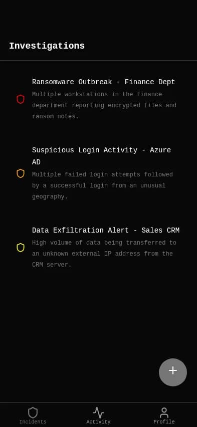 SecuTeam Incident Hub