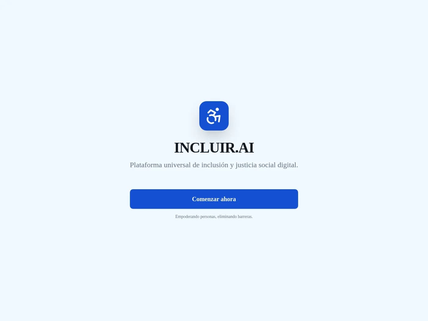IncluirAI Inclusive Platform