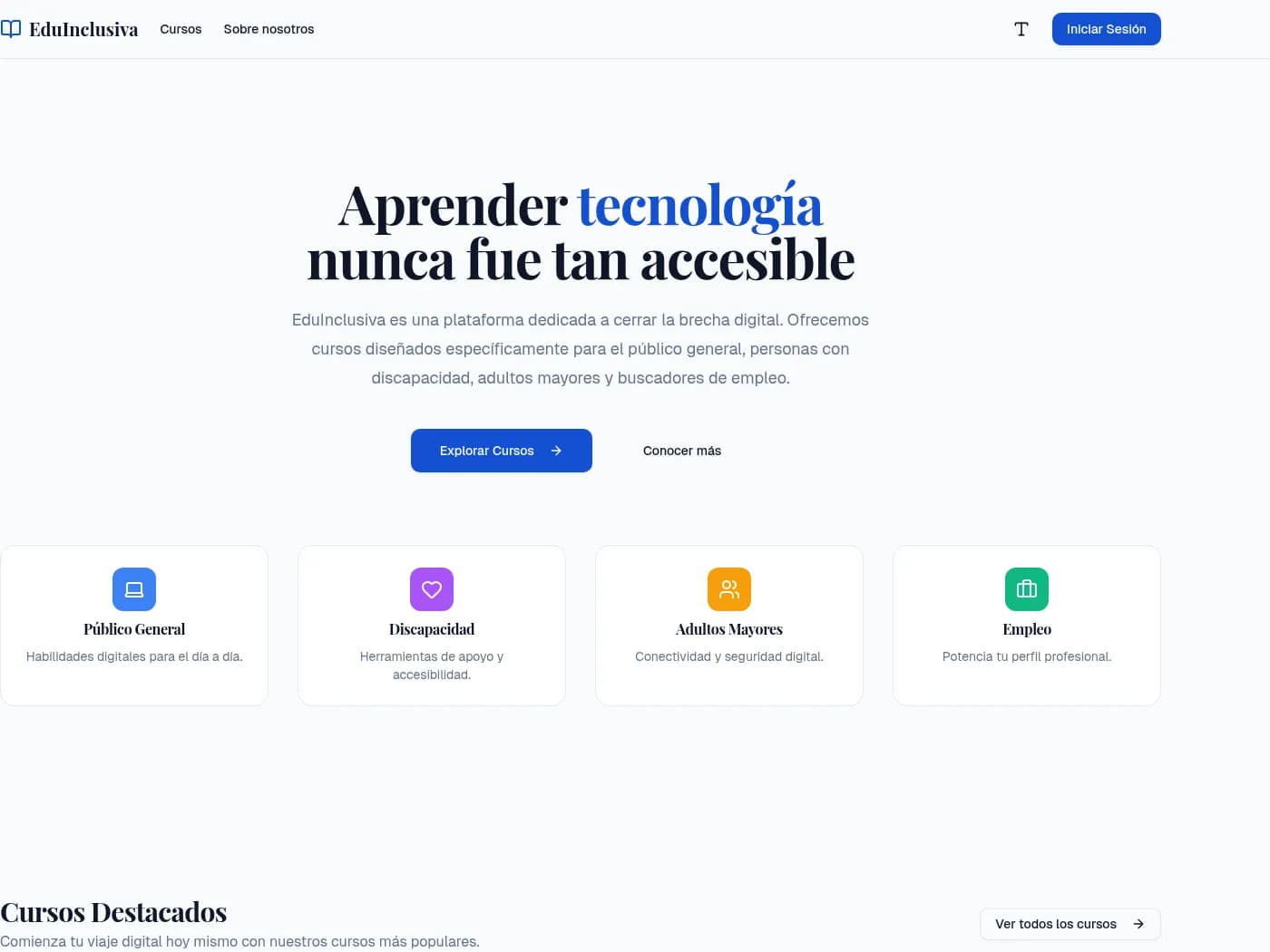 CURSOS DE COMPUTACION INCLUSIVOS