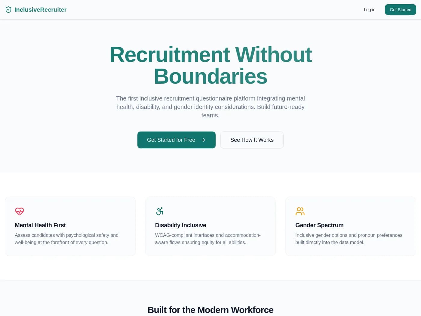 Inclusive Recruiter Survey