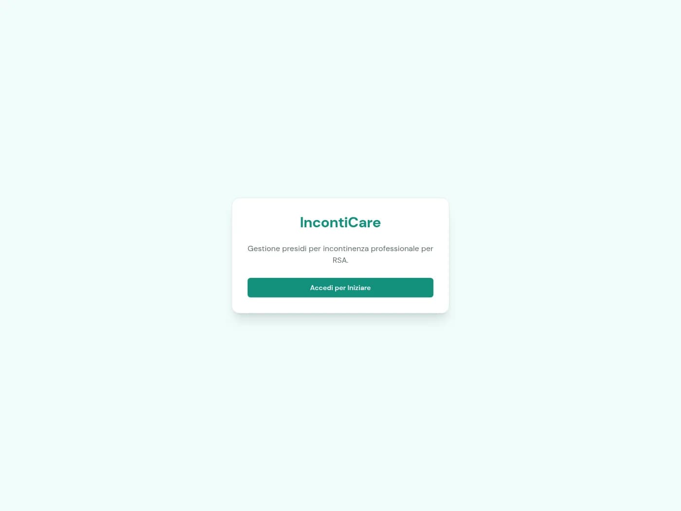 IncontiCare Dashboard
